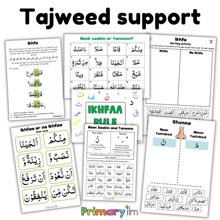 Qalqalah letters - Primary Ilm