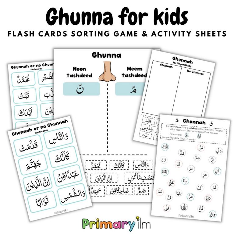 Tajweed worksheets pdf - Primary Ilm